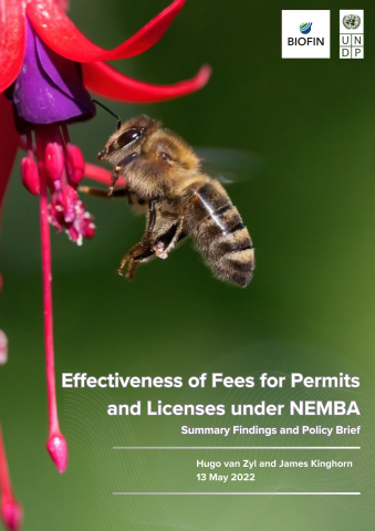 Effectiness of Fees for Permits and Licenses under NEMBA | BIOFIN