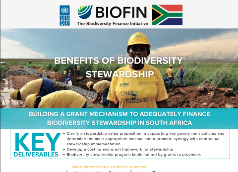 Benefits of Biodiversity Stewardship | BIOFIN