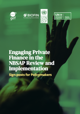 Engaging Private Finance in the NBSAP Review and Implementation: Sign ...